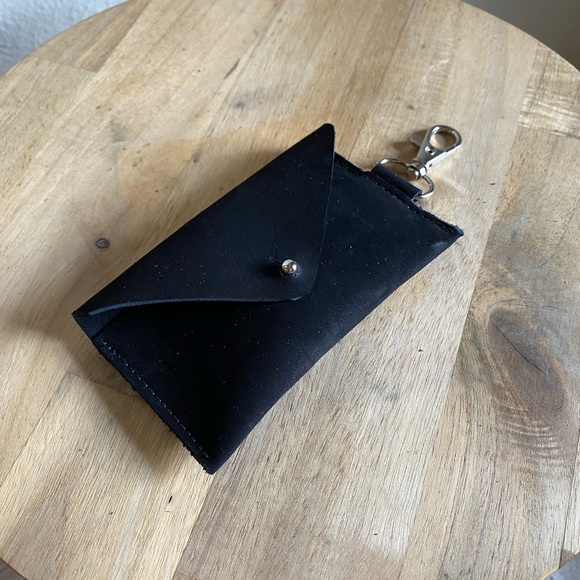 Accessories | Handmade Leather Keychain Wallet | Poshmark